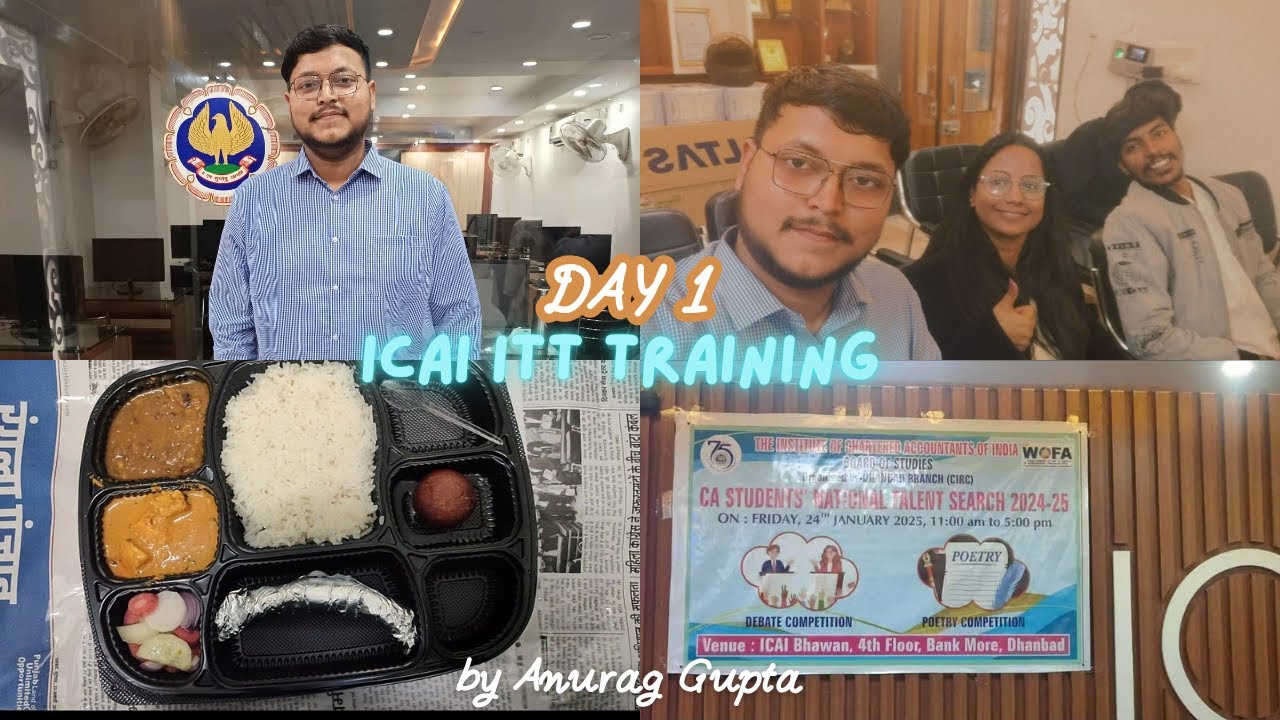 My First Day Of ITT🔥 | ICAI | Information Technology Training | Day 1 ...