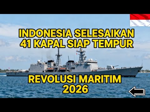 Revolusi maritim 2026 Indonesia selesaikan 41 kapal perang siap tempur
