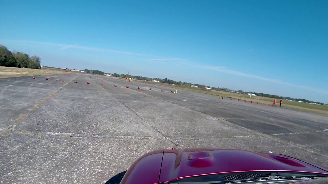 SN95 Mustang Cobra Autocross - FAST 2/9/19 Run 5/5 - YouTube