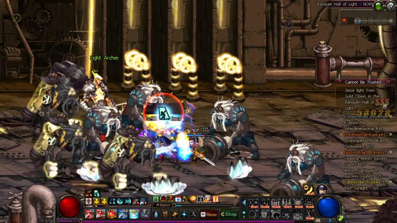 DFO - Banquet Hall of Light (Elementalist) - YouTube