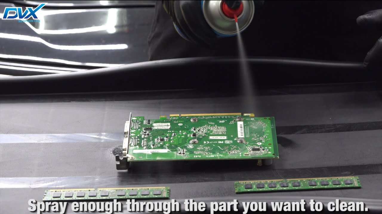 DVX - Electrical Contact Cleaner Spray (Oil Free) - YouTube