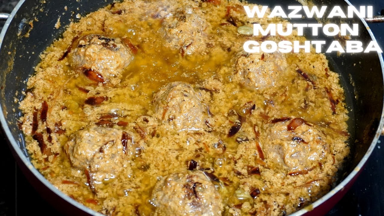 Kashmiri Mutton Goshtaba Recipe | An Recipe from traditional Wazwan ...