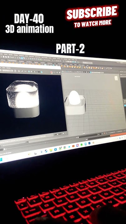 PART-2 || DAY-40 || Learning 3d animation in Autodesk maya software ...