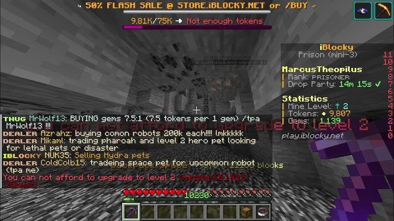 Playing IBlocky in Minecraft 3 - YouTube