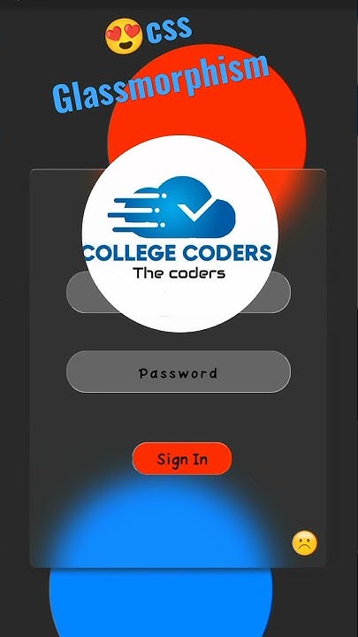 😍 How to make CSS Glassmorphism #shorts #programing - YouTube
