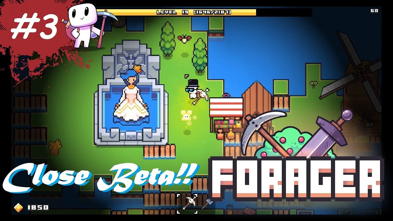 Forager (Close Beta) [EP.3] - Pickaxe ใหม่แรงจนไฟลุก... - YouTube