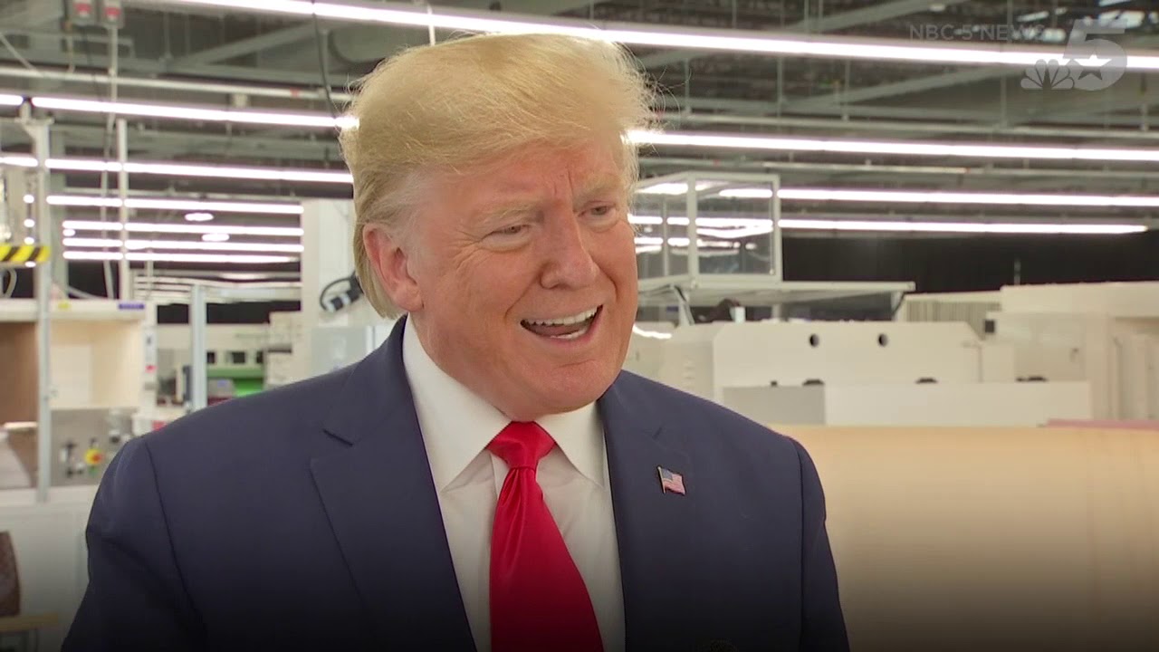 Interview: Julie Fine of NBC 5 Dallas Interviews Donald Trump - October ...