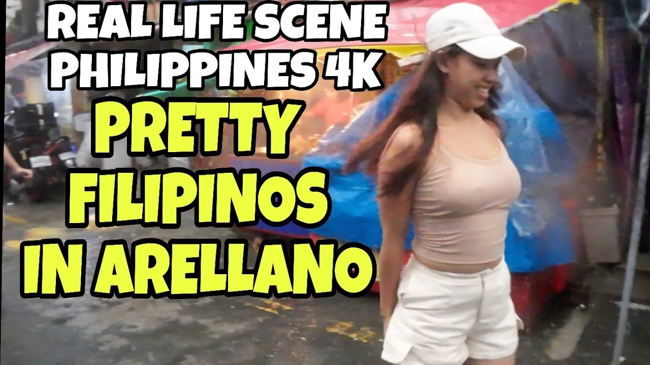 PRETTY FILIPINOS IN ARELLANO AVENUE MALATE MANILA WALKING TOUR IN ...