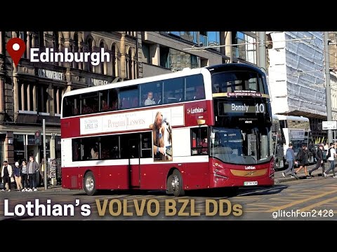 Exploring Lothian Buses' New ⚡ Volvo BZL DD in Edinburgh