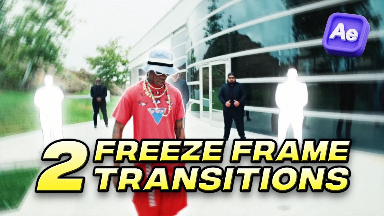 How to create 2 FREEZE FRAME TRANSITIONS in After Effects! - YouTube
