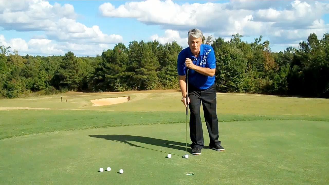 Side Saddle / Face on Putting technique with the GP putter - YouTube