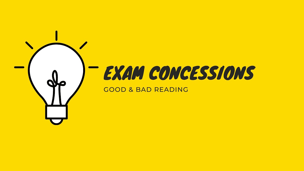 Concessions - Good & Bad Reading - YouTube