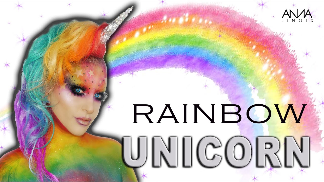 RAINBOW UNICORN USING MORPHE LIMITED EDITION PRIDE COLLECTION - YouTube