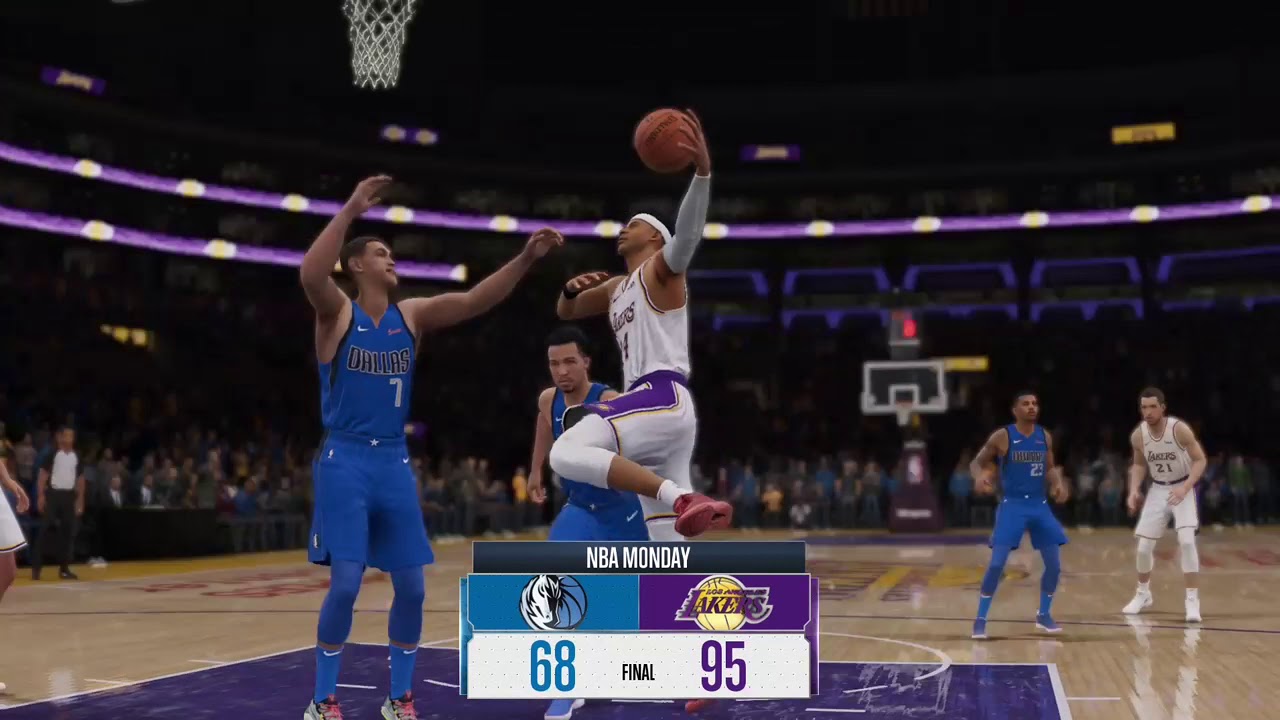 New Fancy Lakers takedown Mavericks. Live 19 - YouTube