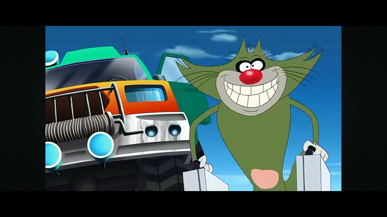 Oggy and cockroaches (let's party !guys) - YouTube