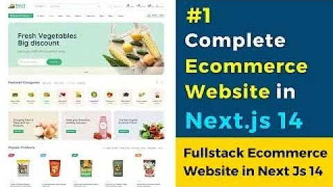 Next.js 14 Ecommerce Website Tutorial step by step - YouTube