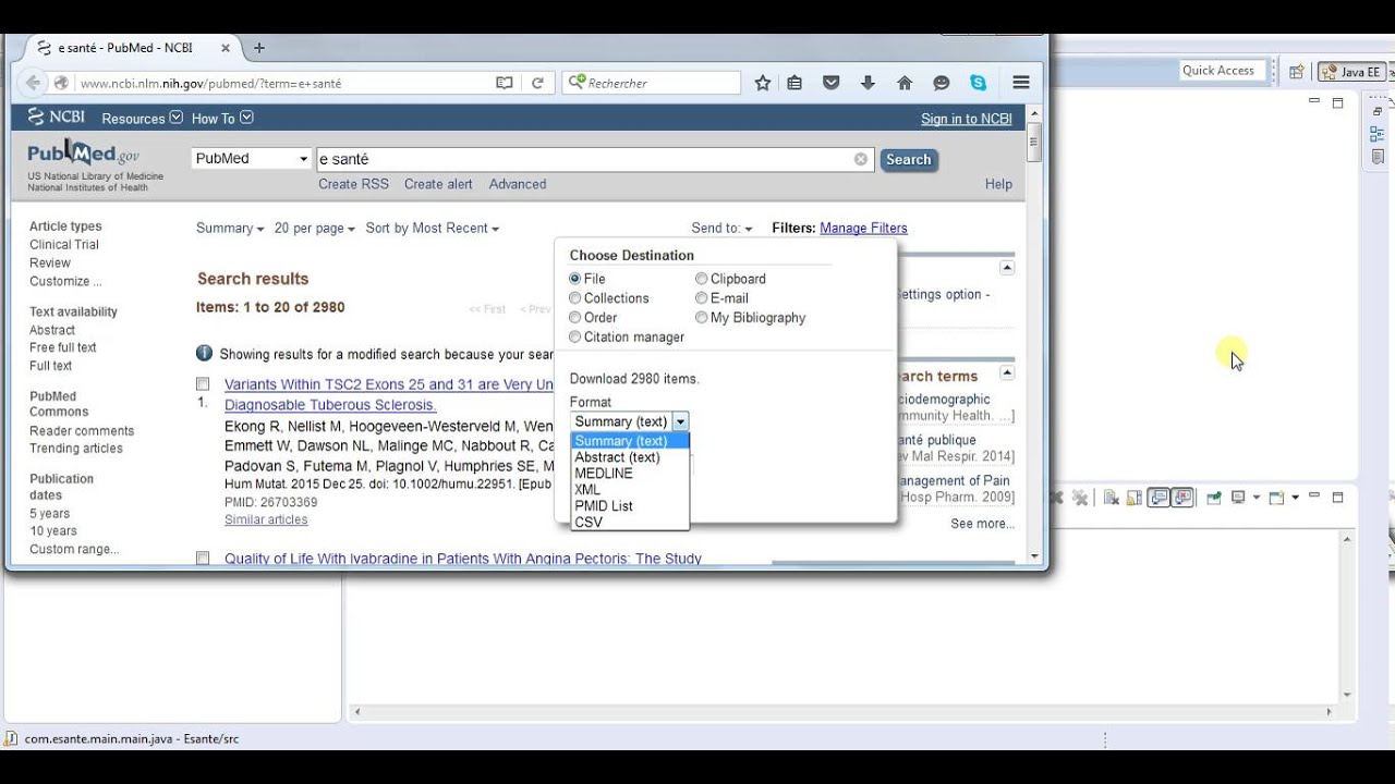 l'automatisation du téléchargement, pubmed - API Selenium - YouTube