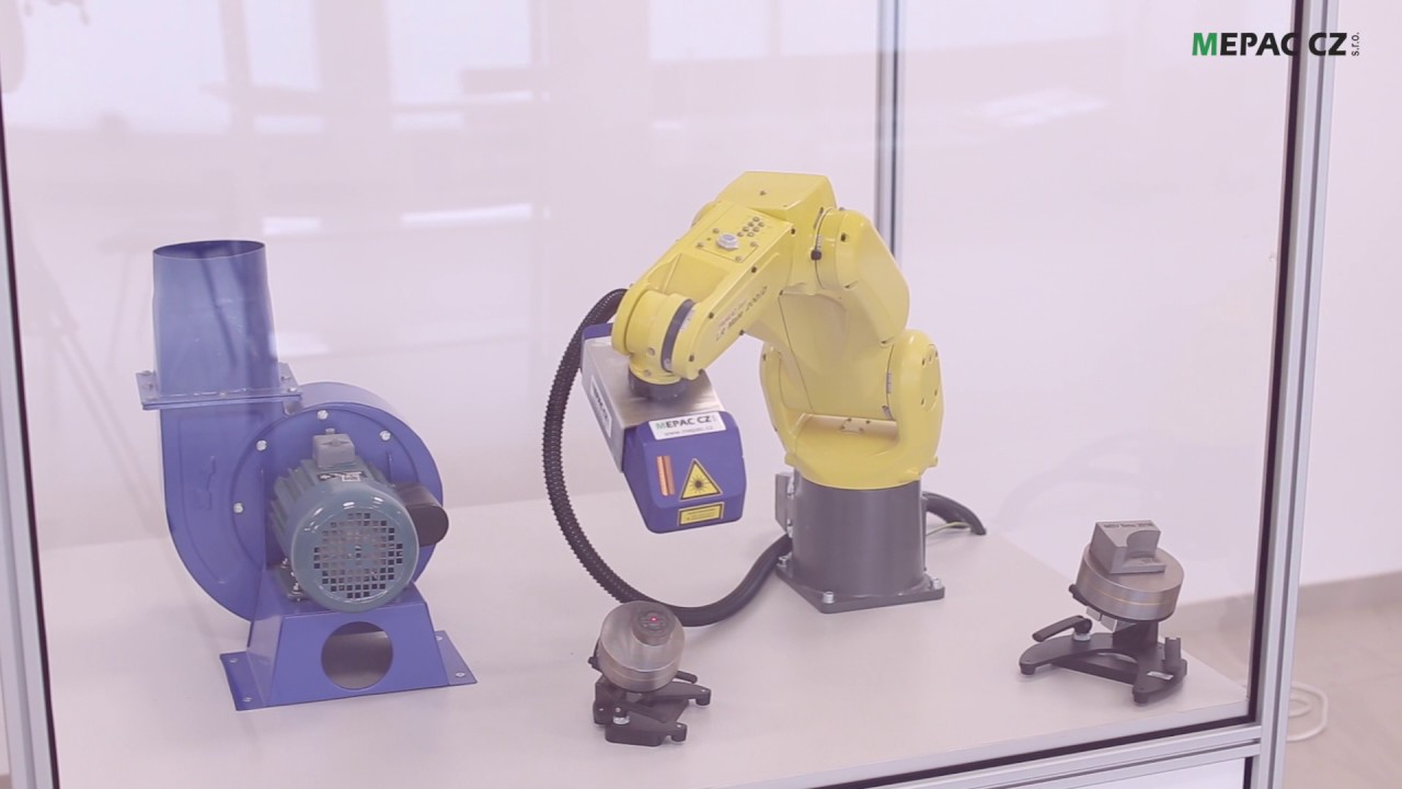 MEPAC CZ - gravírování s robotem - YouTube