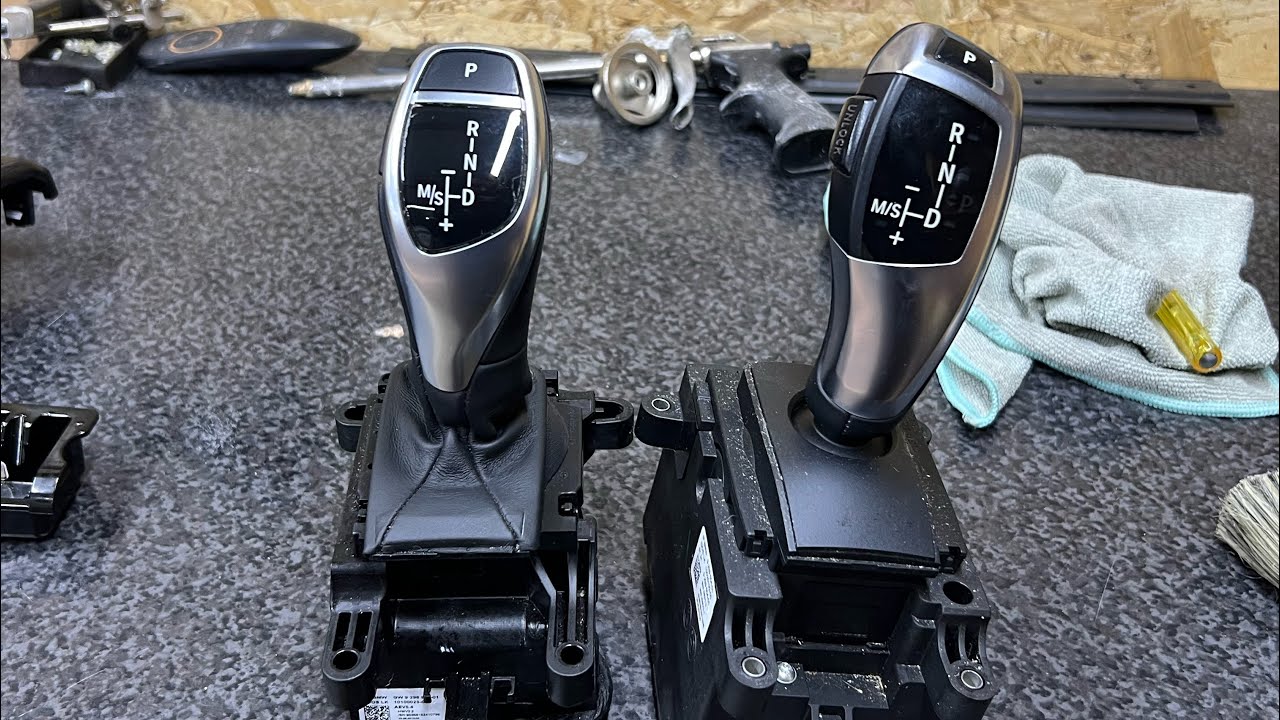 BMW F10/F11 GEAR SELECTOR (shift knob) RETROFIT - PIN TO PIN - YouTube