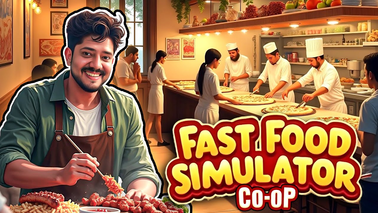 #2 | Most Popular Restaurant in Town | FAST FOOD SIMULATOR CO-OP | Full ...