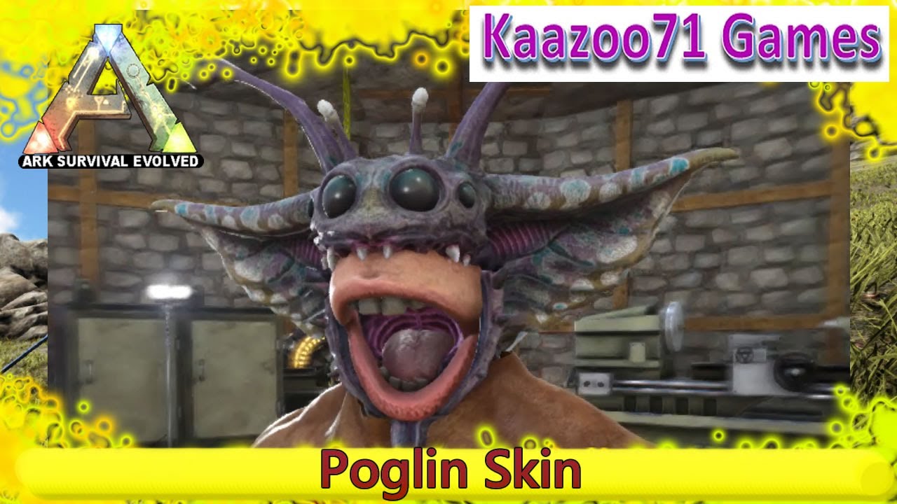 Poglin Helmet Skin - Mask Skin -ARK Survival Evolved - YouTube