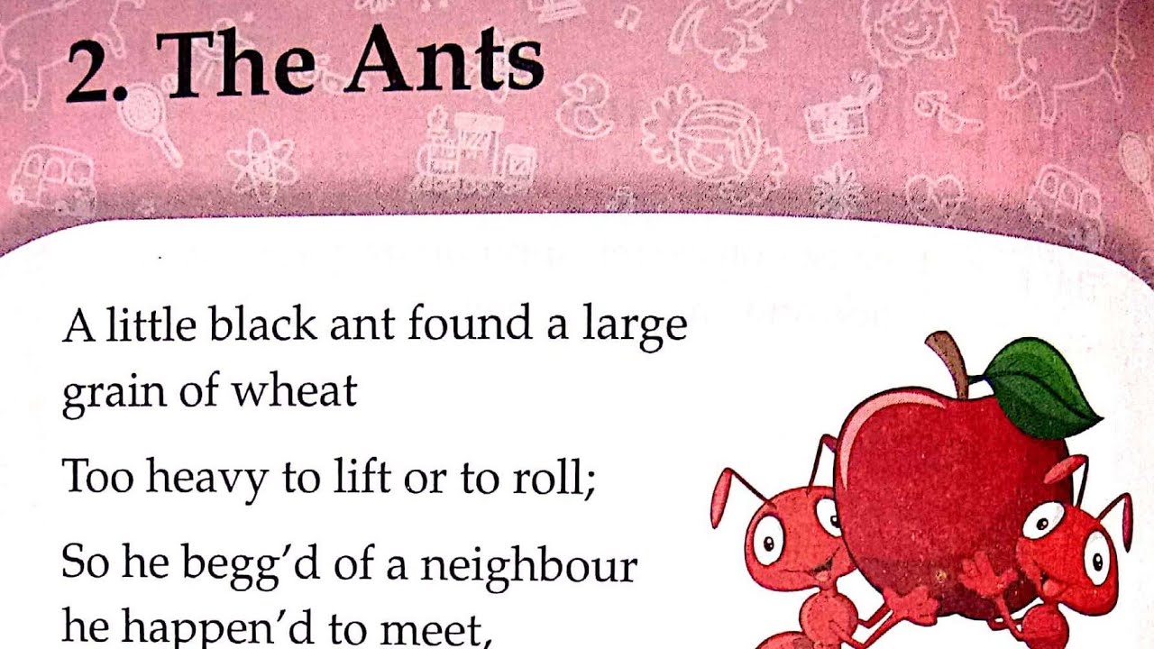 The Ants Poem In Hindi | By Jane Taylor | Ace With Aster | Class 4 ...