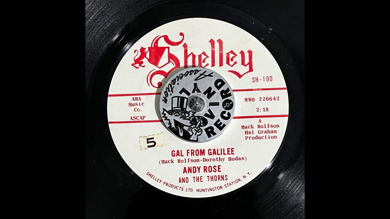 Andy Rose Gal From Galilee - YouTube