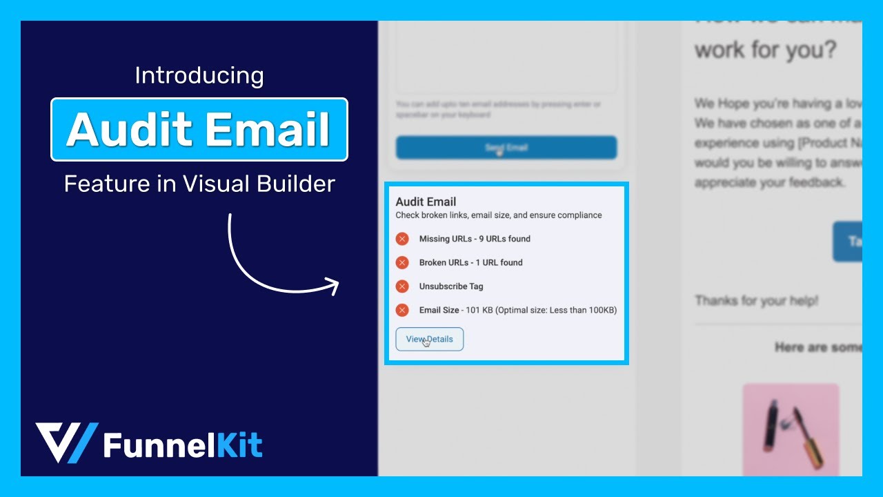 Introducing Audit Email Feature in Visual Builder - YouTube