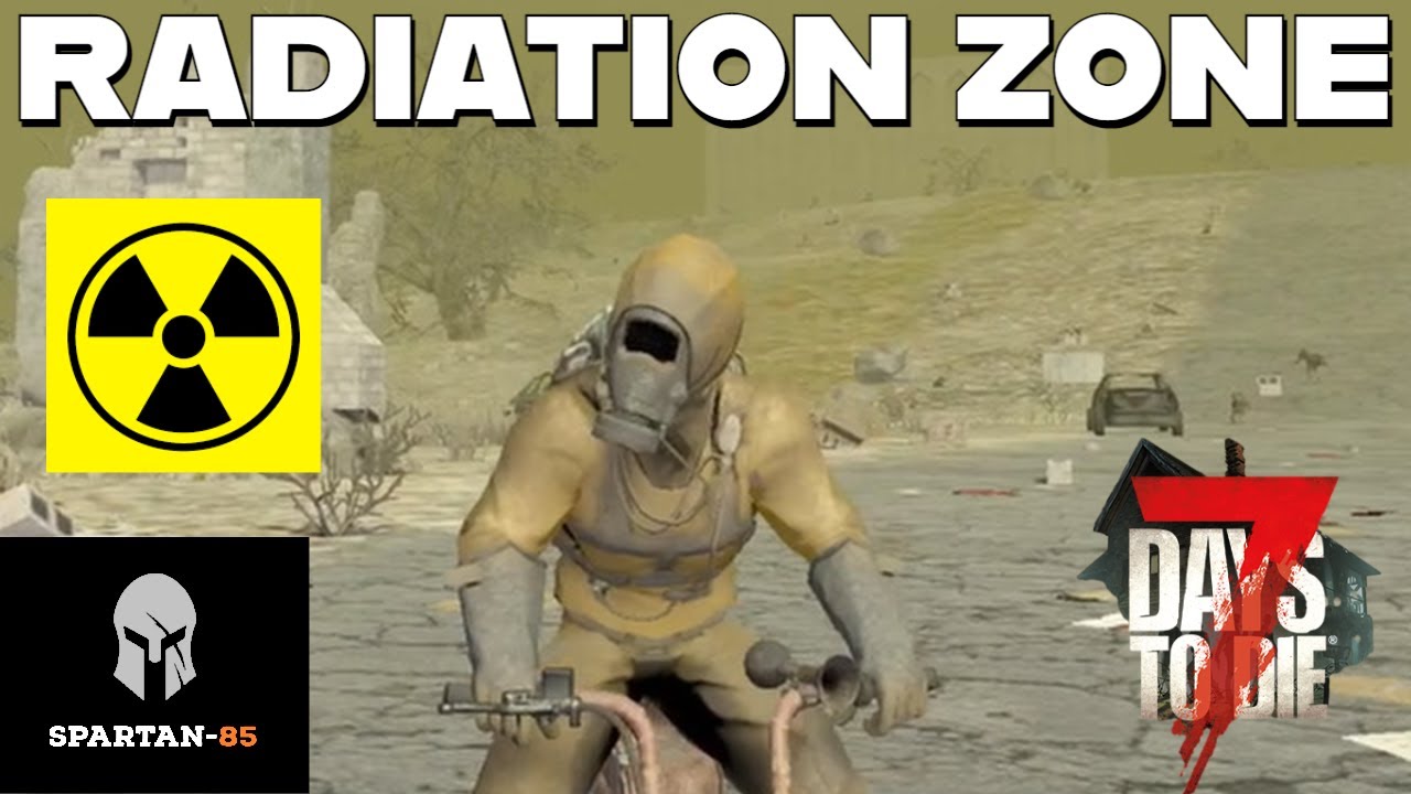 EXPLORING THE RADIATION ZONE! HOW FAR DOES IT GO? 7 Days to Die ...
