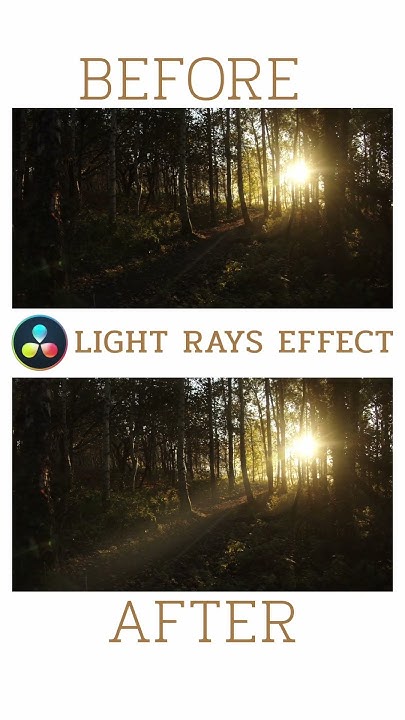 LIGHT RAYS in DAVINCI RESOLVE #davinciresolve #tutorialMayalayalam #davinciresolve #videoediting ...