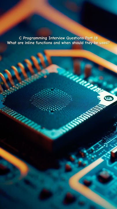 C Programming Interview Questions Part 18: What are inline functions and when should they be ...