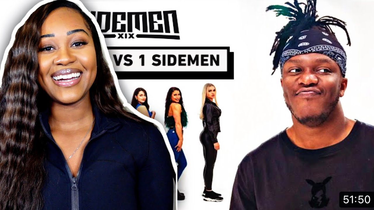 20 Women Vs 1 Sidemen: KSI Edition REACTION!! - YouTube
