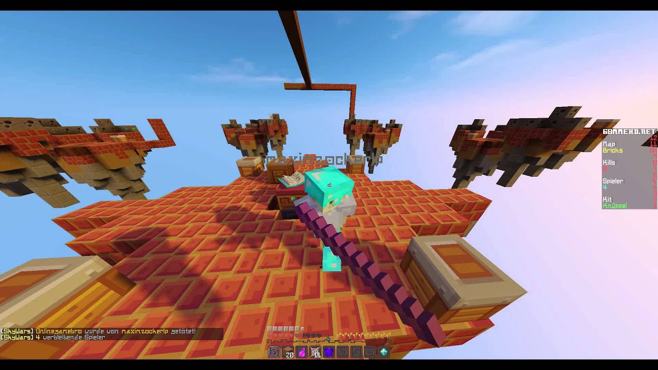 Das war "knapp" | Minecraft Skywars | flying Enemy - YouTube