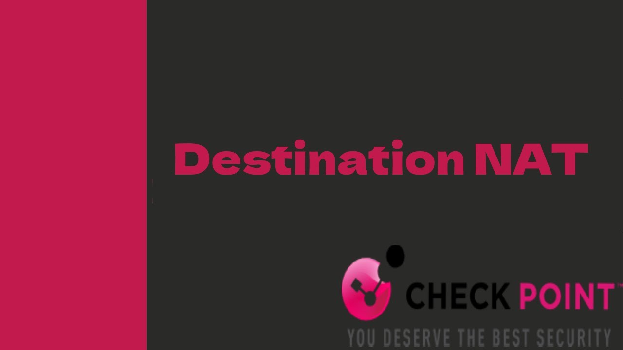 Destination NAT Checkpoint 1530 - YouTube