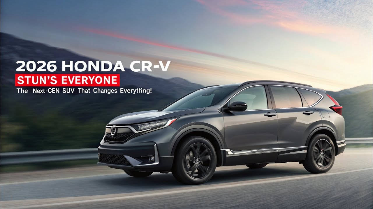 2026 Honda CR-V STUNS Everyone – The Next-Gen SUV That Changes ...