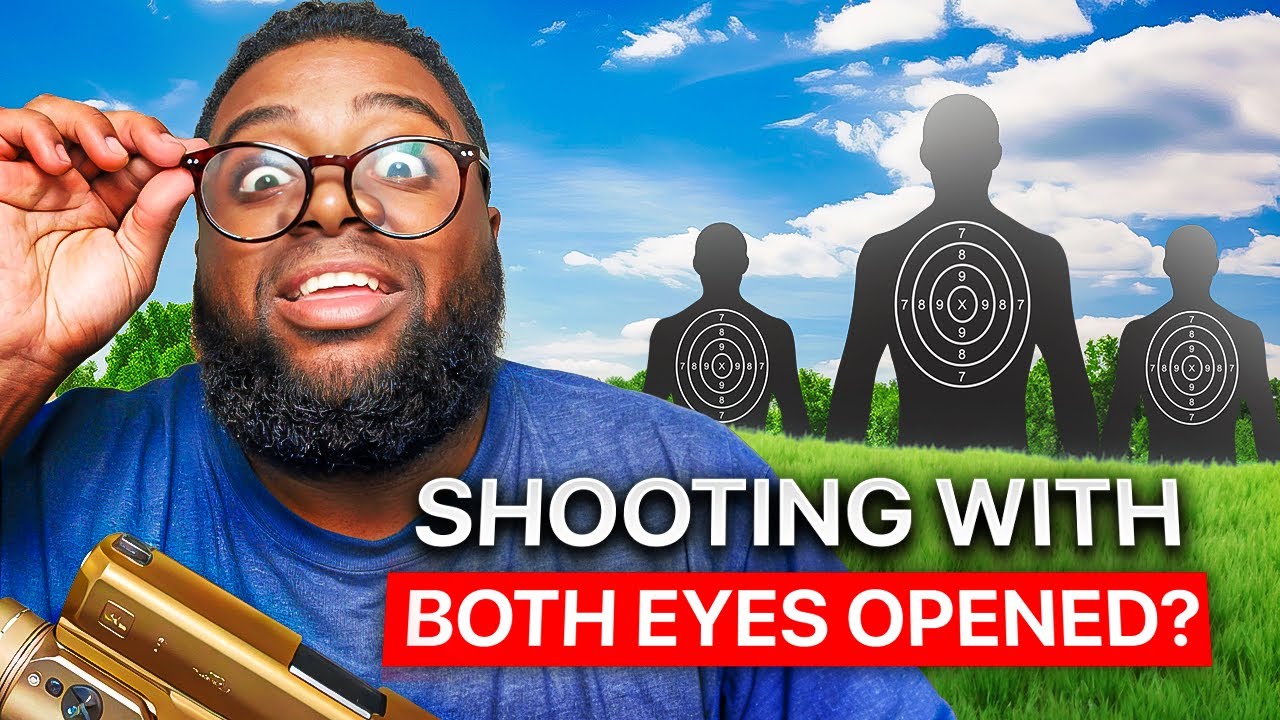 SHOOTING WITH BOTH EYES OPENED 👀 | GLOCK 17 GEN 4 FIRST SHOTS 🔫 - YouTube
