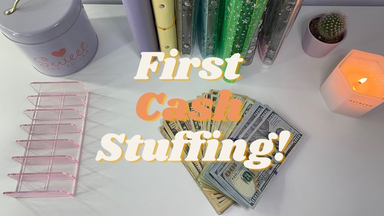 $1500 Cash Stuffing | March FT Paycheck #1 | 30 year old budgeter - YouTube