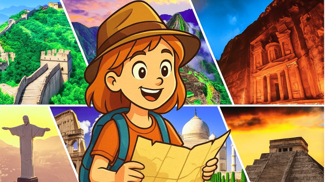Explore the 7 Wonders of the World! 🌎 | Fun Adventure for Kids ...