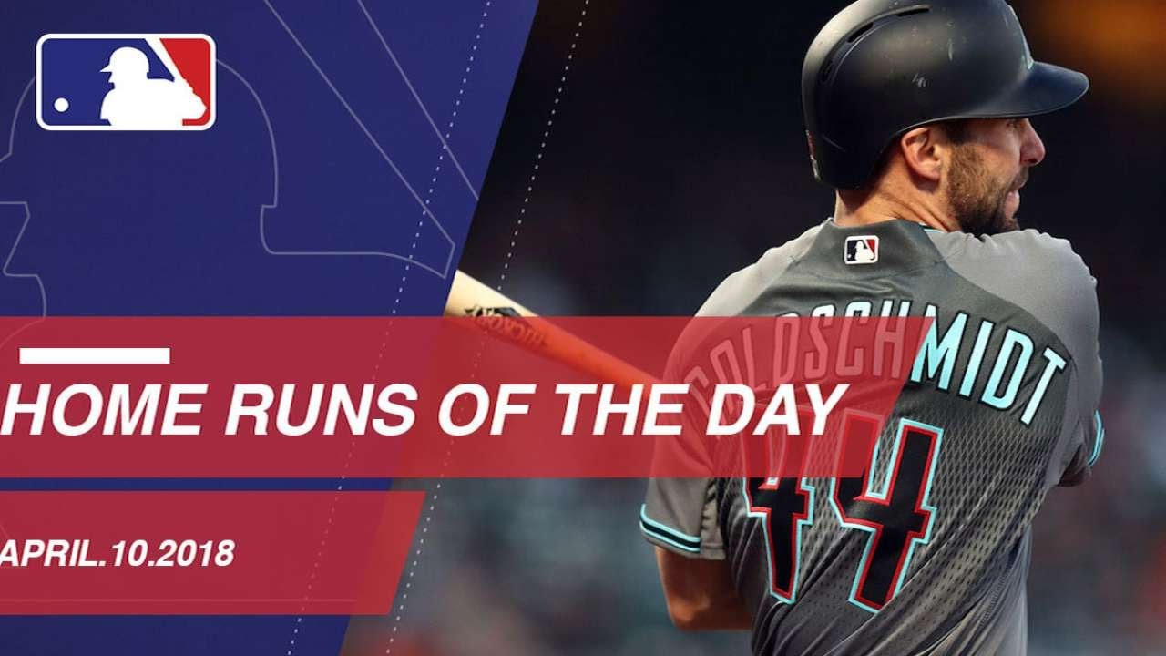 Watch all the home runs from April 10, 2018 - YouTube