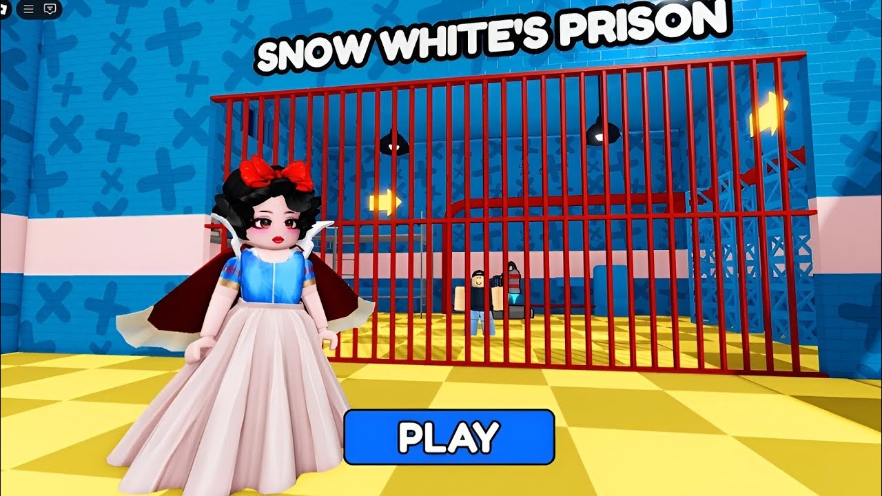 SNOW WHITE'S PRISON RUN OBBY ROBLOX - YouTube