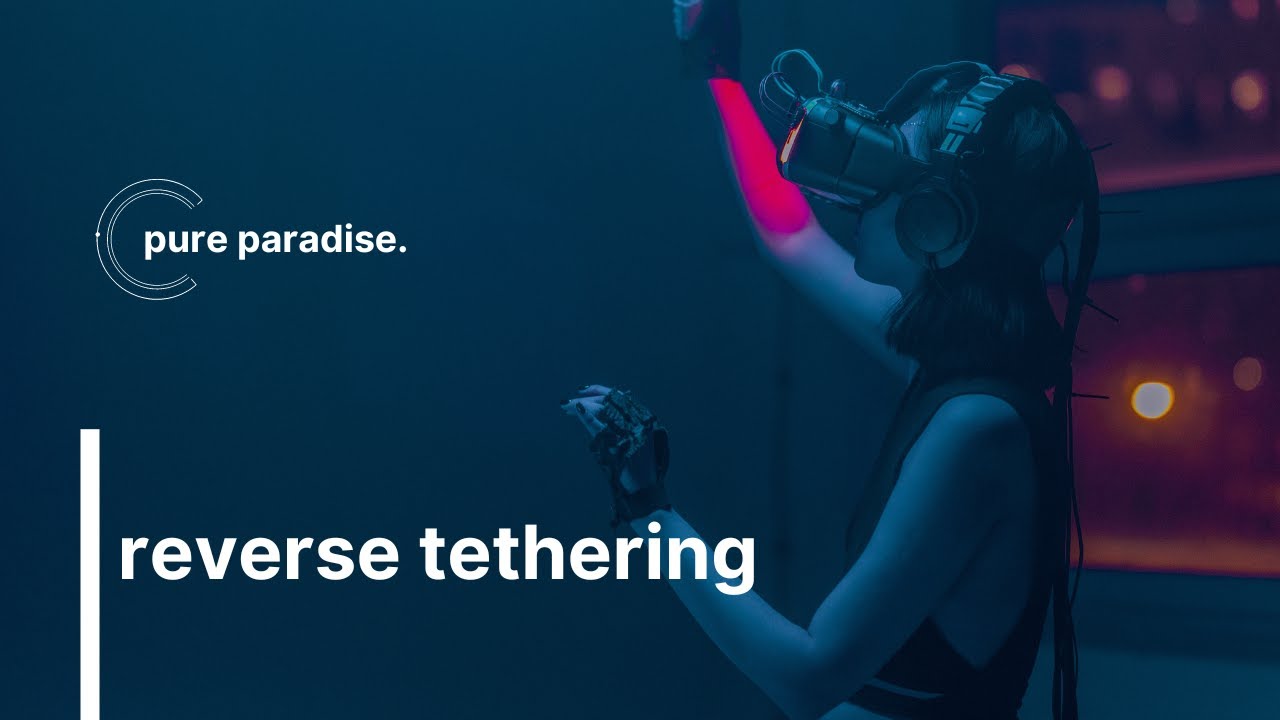 Use computer's internet on mobile (reverse tethering). - YouTube