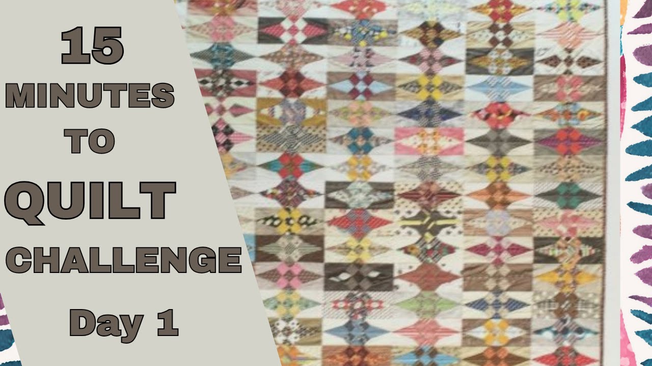 Jen Kingwell's Glitter Quilt Day 1 - YouTube