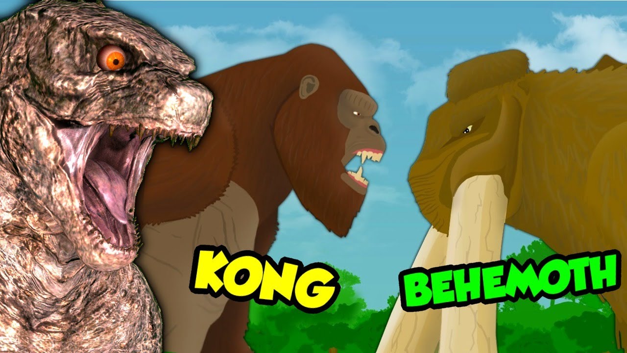 Godzilla Reacts To Kong vs Behemoth! - YouTube