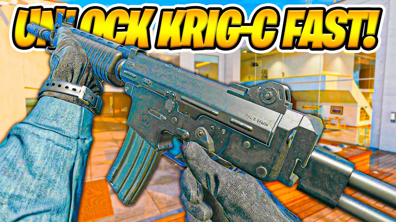 How To UNLOCK NEW "KRIG-C" FAST in BO6! - YouTube