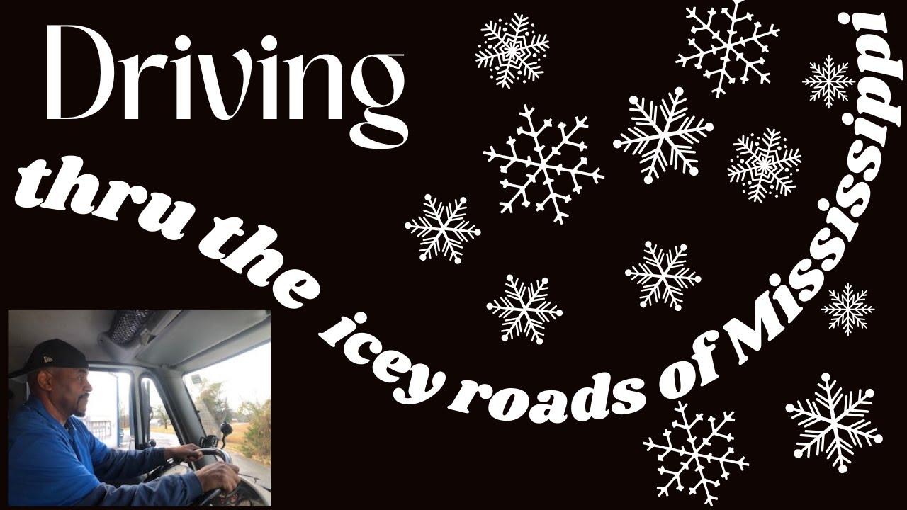 Driving the Icey Roads - YouTube