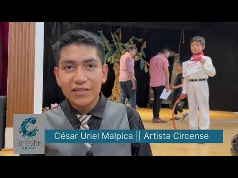 Cesar Uriel Malpica a sus 14 años de edad se ha convertido en un gran artista circense de ...