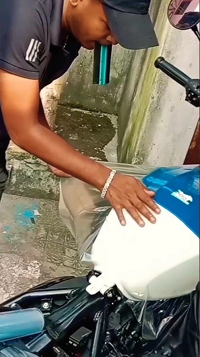 royal Enfield hunter bike full body lamination.. hunter lamination. bike lamination. hunter bike ...