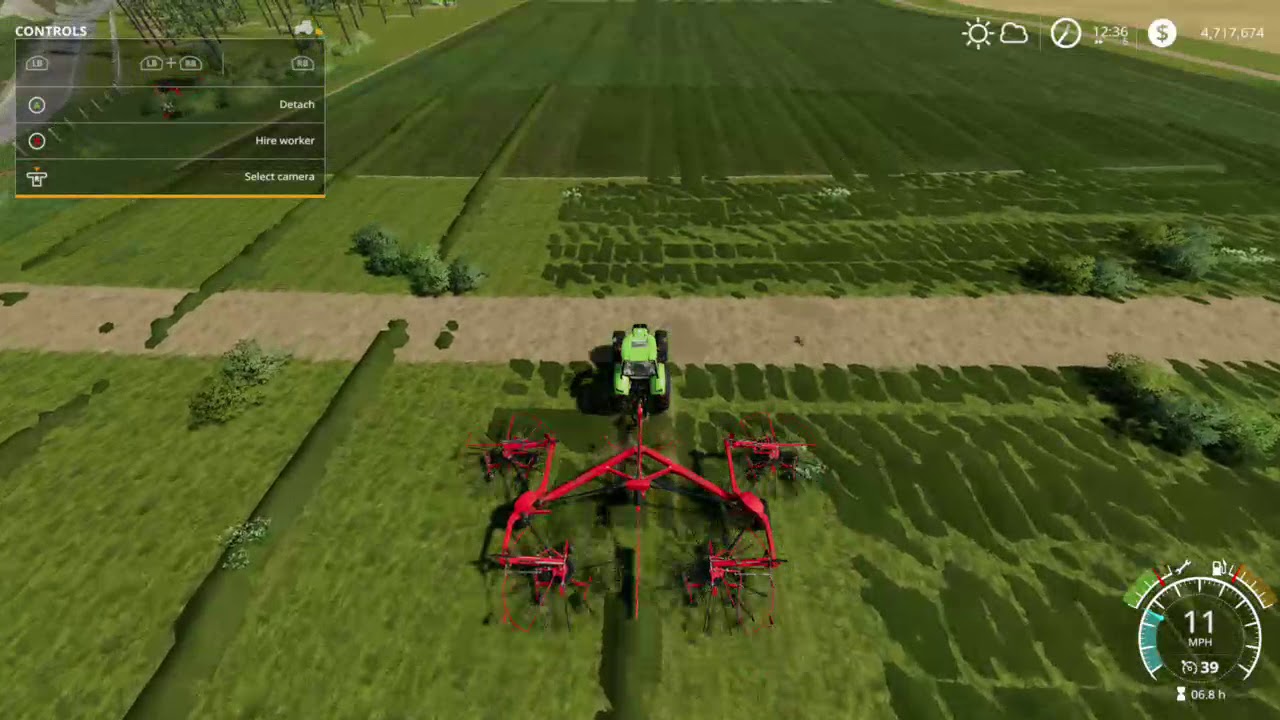 XBOX Farming Simulator Putting up 1,700 bales on PNW! - YouTube