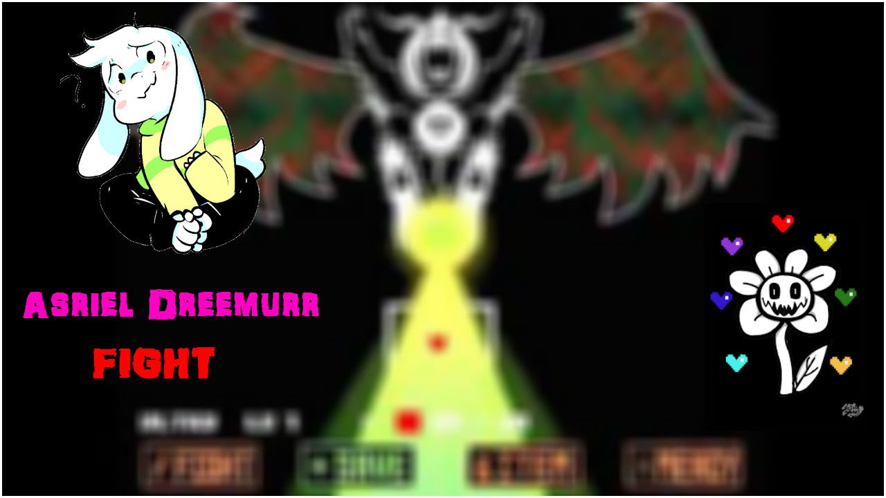 Undertale - Asriel Fight [H4RD FIGHT] (Final Pacifist Boss) - YouTube