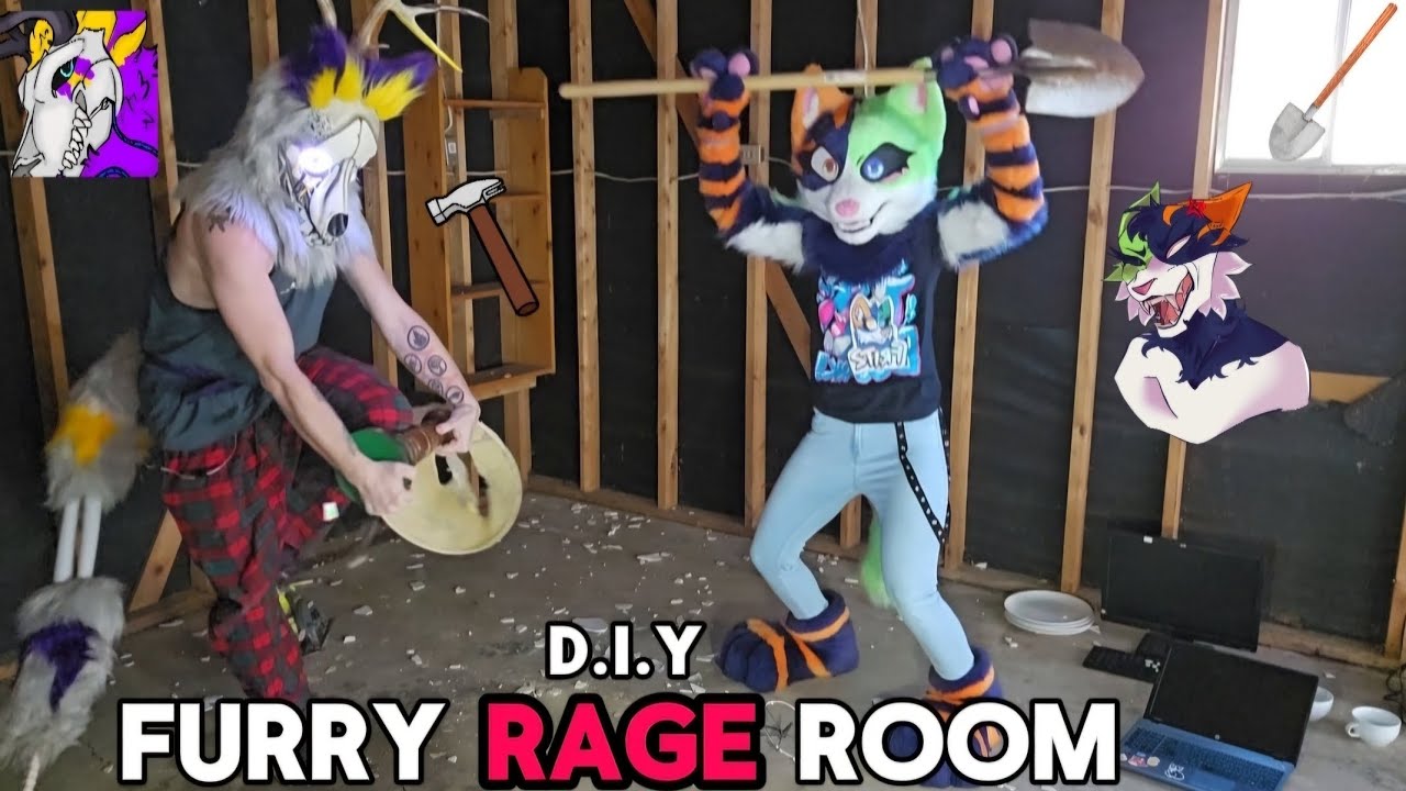 Furry Rage Room D.I.Y - YouTube